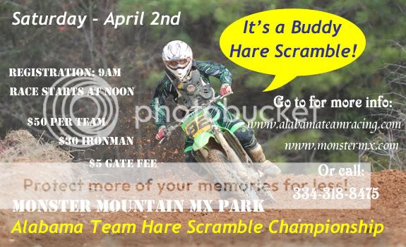 Buddy Hare Scramble at Monster Mountin April 2nd - Off-Road and ...