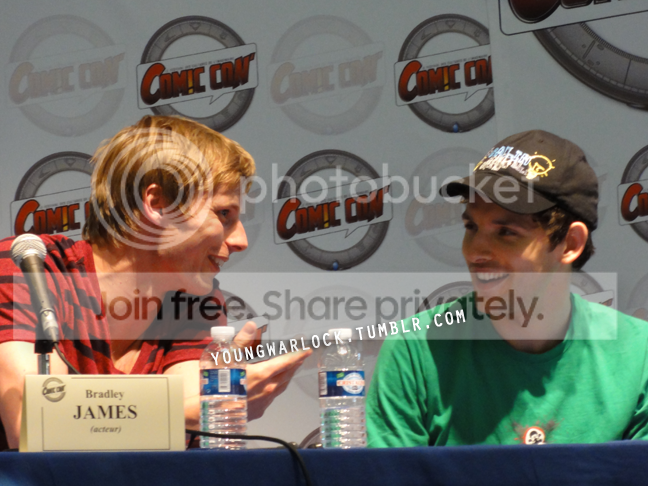 Merlin - Bradley & Colin [5]: "Your cheekbones are kicking right off on ...